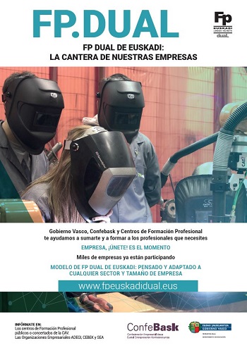 “FP dual de Euskadi: la cantera de nuestras empresas” | Confebask